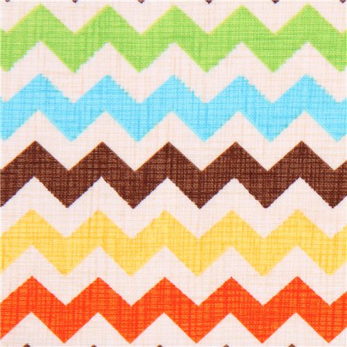 Tela rayas zig-zag Ziggy Fiesta de Timeless Treasures Fabric by Timeless Treasures - modesS4u