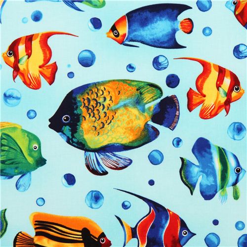 Tropical Reef Fabric Fish