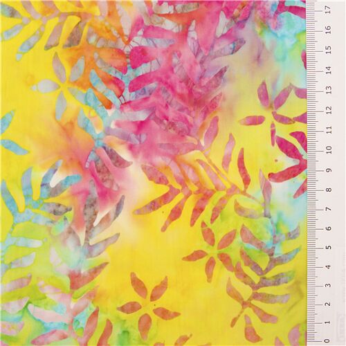 Tela de algodón estilo batik colores arcoíris Timeless Treasures con ...