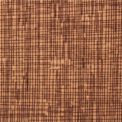 beige brown grid pattern sketch fabric Timeless Treasures - modeS4u