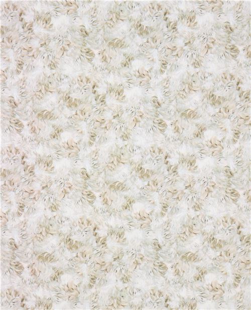 beige fur design fabric by Robert Kaufman - modeS4u