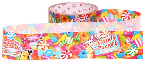 big colorful gummy candy deco tape from Japan - modeS4u