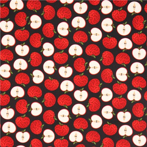 black apple fabric by Robert Kaufman from the USA Fabric by Robert ...
