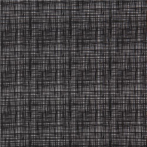 black grid pattern fabric Alexander Henry USA - modeS4u