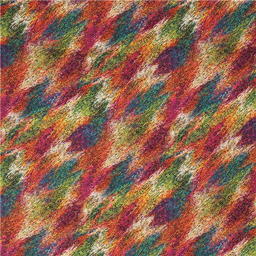 black mini multi color spot Michael Miller fabric Fabric by Michael ...