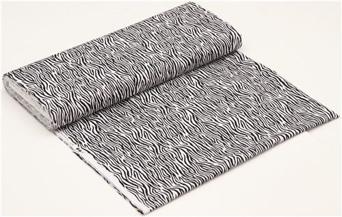 Tela estampado cebra blanco y negro Timeless Treasures USA Fabric by ...