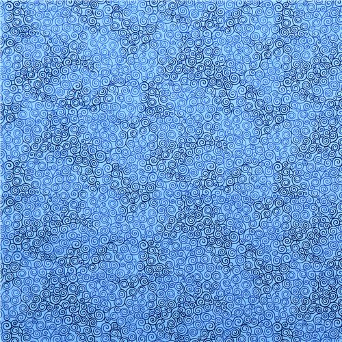 blue swirl fabric Timeless Treasures Jazz Basic Delft Fabric by ...