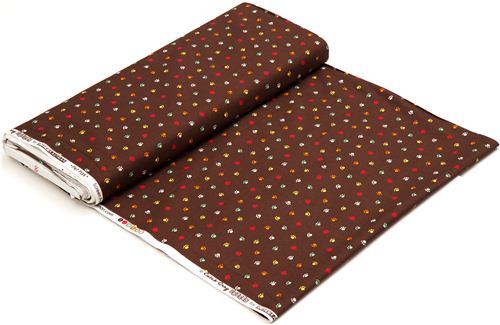 brauner Tier Pfoten Stoff von Robert Kaufman Fabric by Robert Kaufman ...