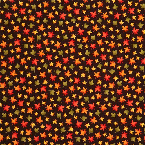 dark brown autumn leaf fabric by Timeless Treasures Fabric by Timeless ...
