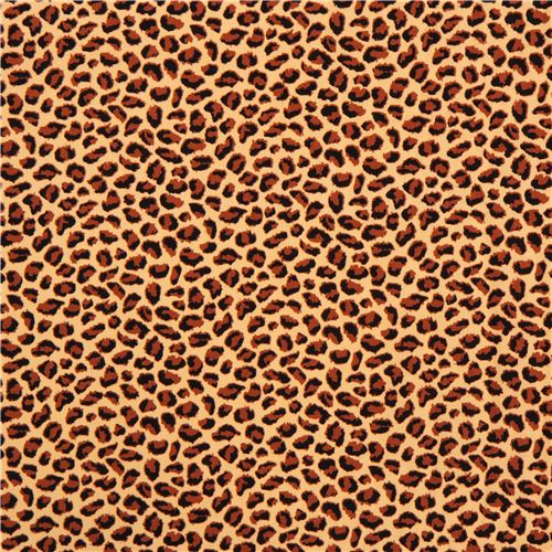 brown leopard spot animal print fabric Blank Quilting USA Fabric by ...