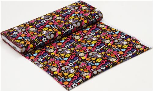 Tela de deportes en colores con raquetas de tenis y trofeos - modesS4u