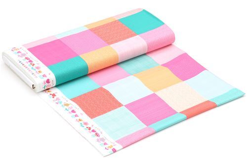 colorful square pattern fabric Moda Fabrics - modeS4u