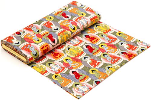 colourful Buddha fabric by Alexander Henry from the USA Fabric by ...