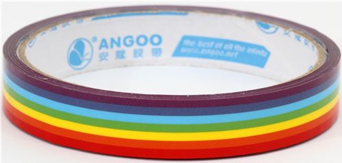 Colourful Deco Sticky Tape Rainbow Cute Modes4u