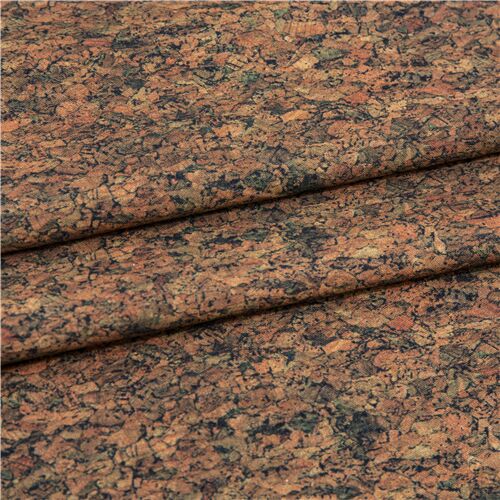 cork pattern fabric by Elizabeths Studio in dark brown Fabric by ...