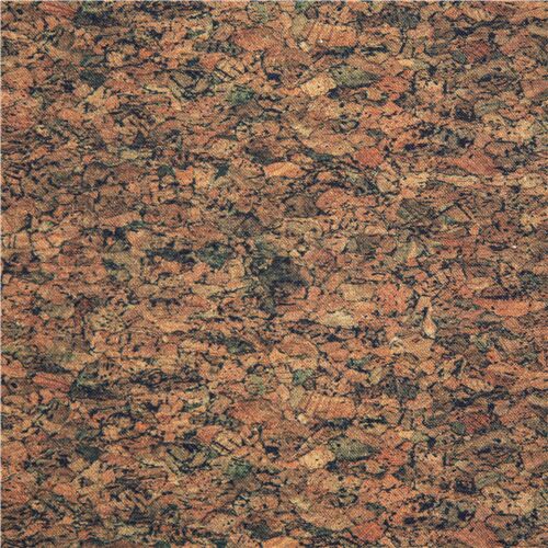 cork pattern fabric by Elizabeths Studio in dark brown - modeS4u