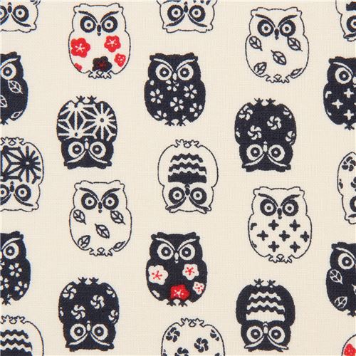 Owl Pattern Fabric