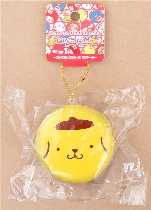 cute Pompompurin round cake Puchi cake sweet treat squishy for bag ...