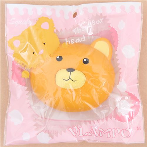 Vlampo cute bear head squishy kawaii - Animal Squishies - Squishies ...