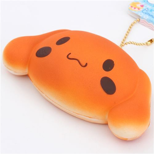 cute brown Cinnamoroll bun squishy for bag backpack - modes4u