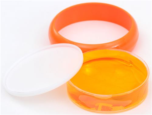 cute orange case orange slime kawaii mud clay jelly DIY - modeS4u
