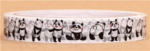 Cute White Panda Bear Animal Deco Tape Sticky Tape ModeS4u