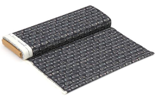 dark grey with car vehicle transport birch organic fabric from the USA ...