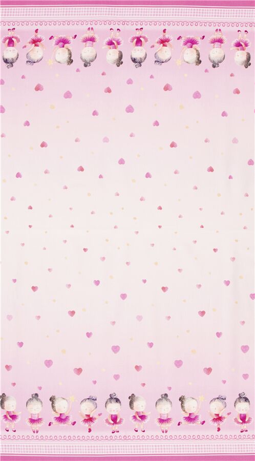 double border fabric ballerina in tutus on ombrepink cotton Michael ...