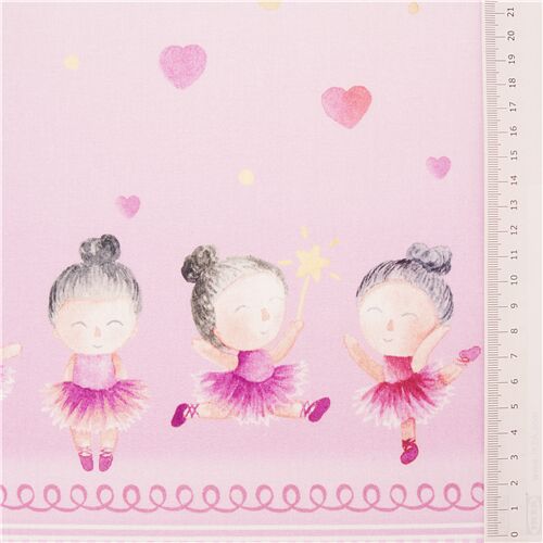 double border fabric ballerina in tutus on ombrepink cotton Michael ...