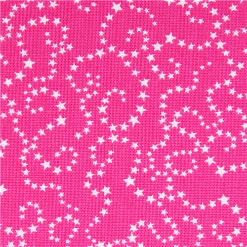 Tela estrella fucsia estrellita de Timeless Treasures Fabric by ...