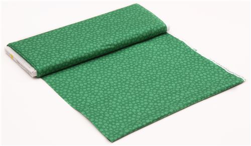 green Michael Miller fabric green dot dark green grid Hash Dot - modeS4u