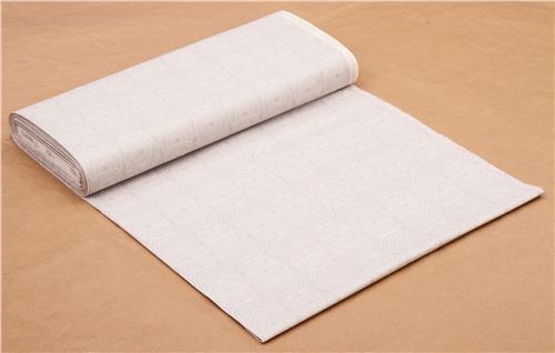 grey 'Ripple' wave circles Cloud 9 organic Canvas fabric Fabric by ...