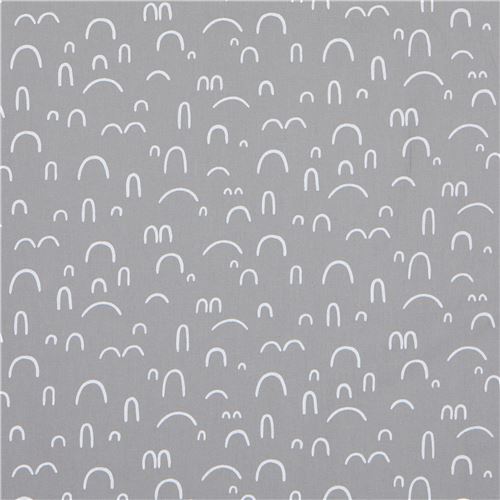 grey Robert Kaufman curved line linen cotton fabric Arroyo Essex Fabric ...