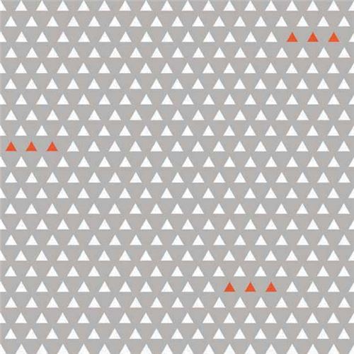 grey white small triangle knit fabric Riley Blake Fabric by Riley Blake ...