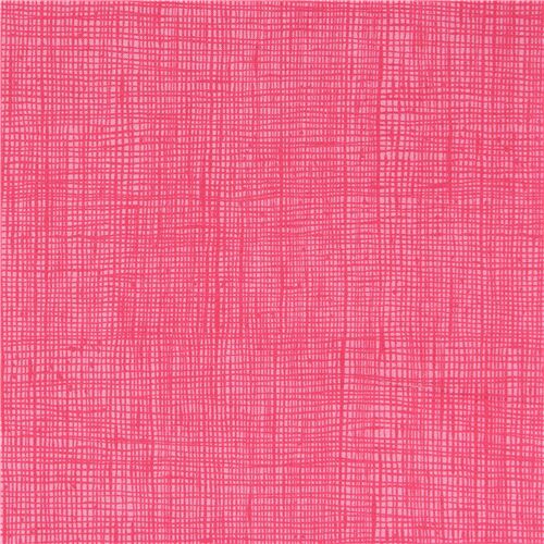 hot pink grid pattern fabric by Alexander Henry - modeS4u