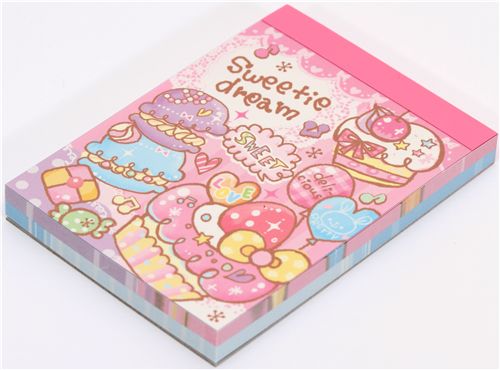kawaii mini Memo Pad Sweets Japan Kamio - Memo Pads - Stationery ...