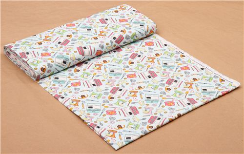 light blue kitchen cake baking fabric by Timeless Treasures Fabric by ...