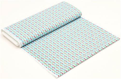 light blue mini fox fabric by Timeless Treasures Fabric by Timeless ...