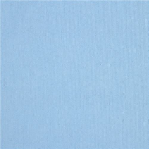 Remnant (27 x 143 cm) - light blue solid organic fabric by Copenhagen ...