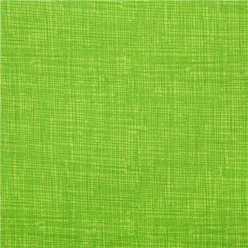 tessuto verde acido motivo a griglia Timeless Treasures - modeS4u