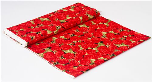 medium red roses fabric by Timeless Treasures - modeS4u