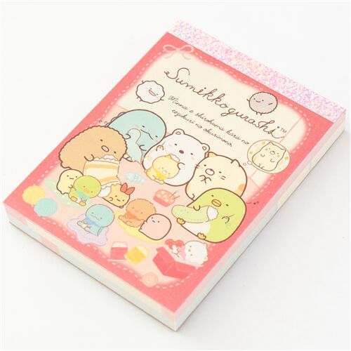 mending toys mini memo pad with Sumikkogurashi by San-X - modes4u