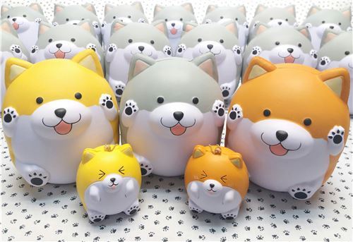 Squishy de perro cachorro mini amarillo Paw Paw Puppy de Pat Pat Zoo ...