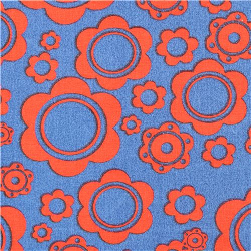 monaluna flower daisies organic fabric USA Fabric by Monaluna - modes4u
