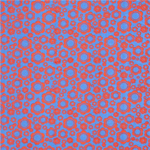 monaluna flower daisies organic fabric USA Fabric by Monaluna - modes4u