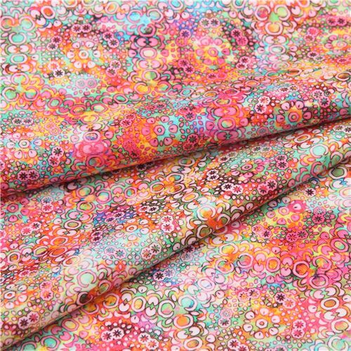 rainbow kaleidoscope fabric by Quilting Treasures - modeS4u