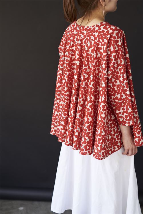 natural color echino cotton linen sheeting fabric with birds and red ...