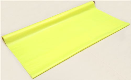 neon yellow Michael Miller premium laminate fabric USA Fabric by ...