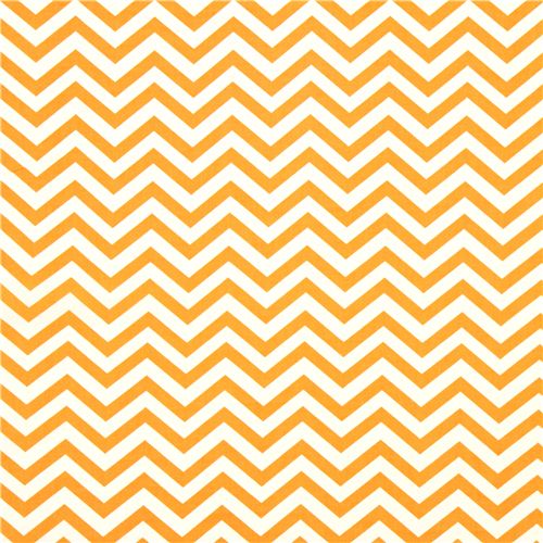 orange chevron organic fabric by birch from the USA - Dots, Stripes ...