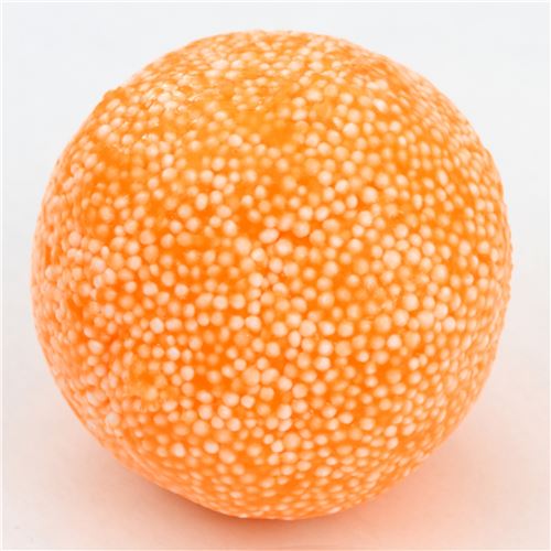 orange microbead slime with case kawaii floam mud clay jelly DIY ...